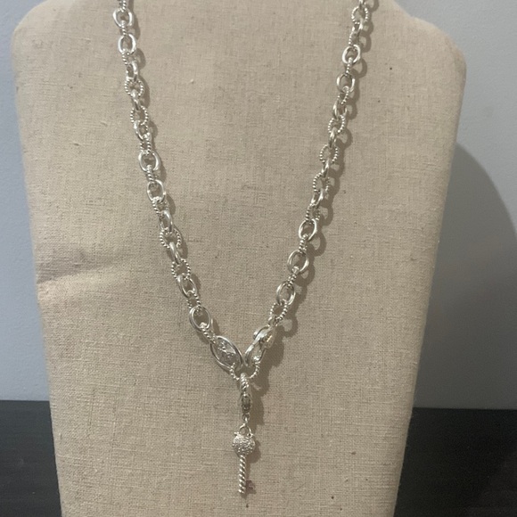 Judith Ripka | Jewelry | Judith Ripka Keylock Necklace | Poshmark